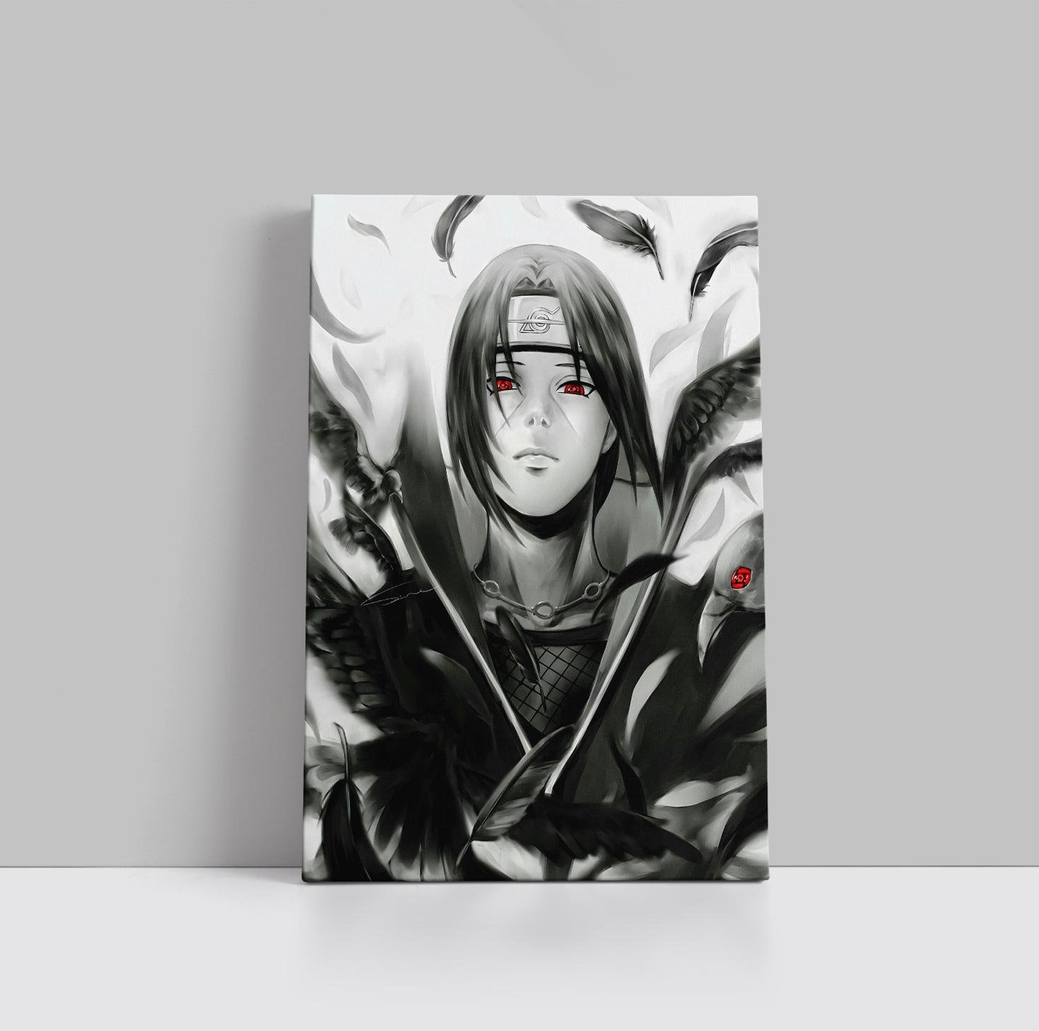 999 Itachi Uchiha Poster Naruto Anime Animation Canvas Wall Art Man ...