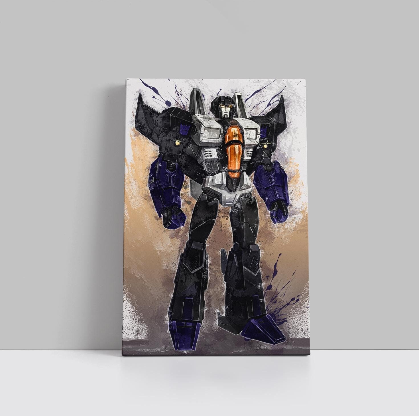 999 Skywarp Poster Transformers Canvas Wall Art Animation Man Cave Gift ...