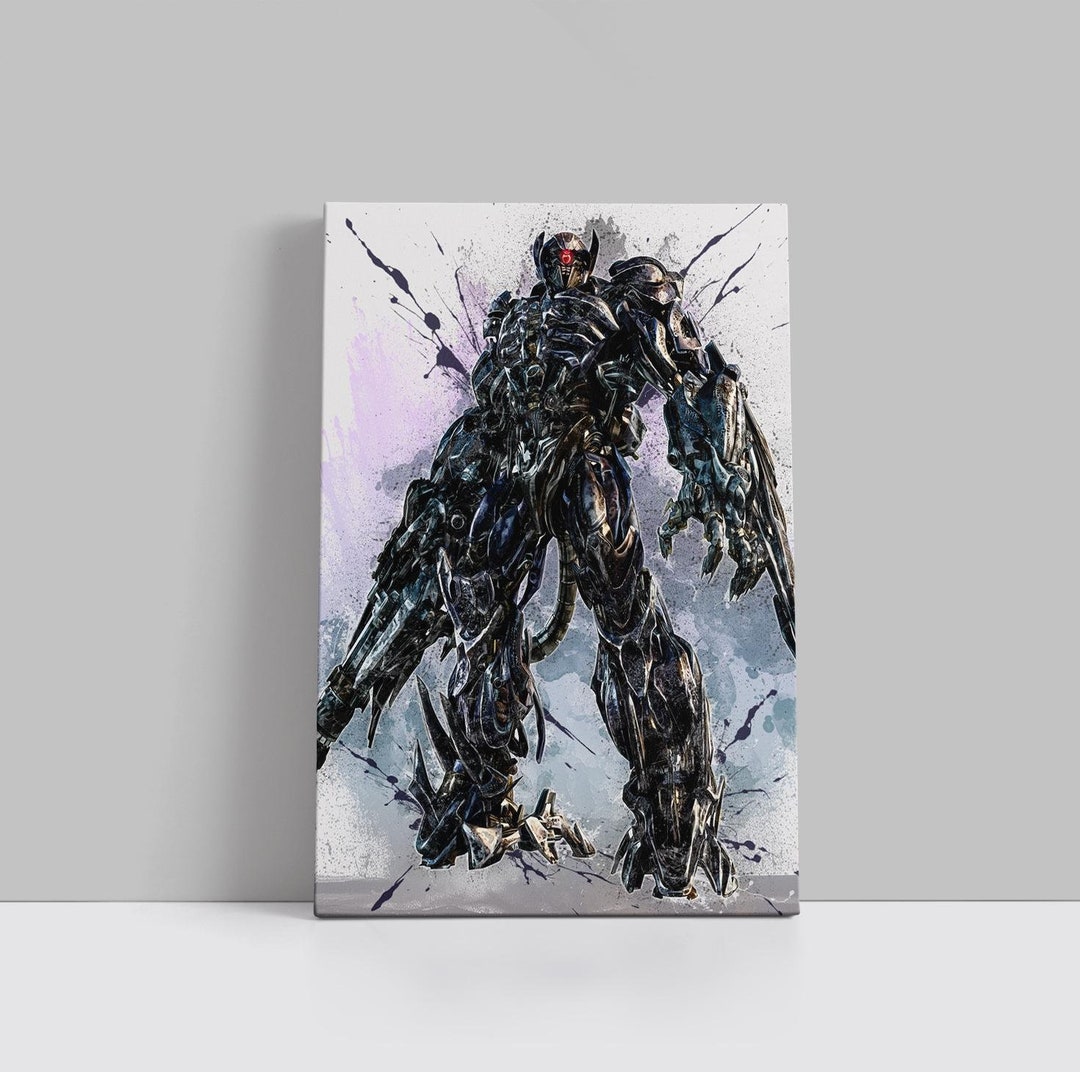 Shockwave Poster Transformers Movie Wall Art Gift for Him Kids Optimus ...