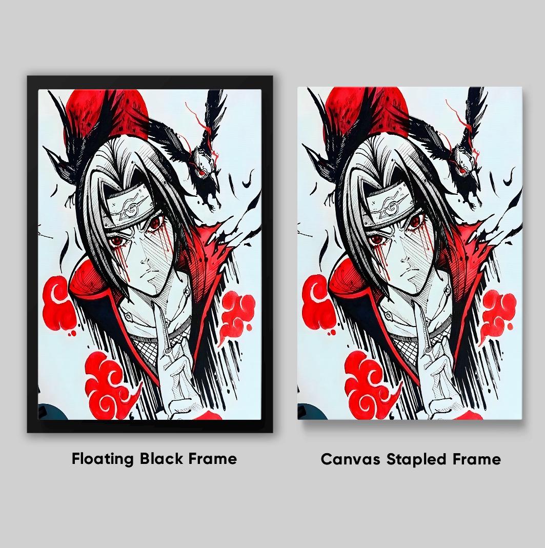 Itachi Uchiha Poster Naruto Movie Canvas Print Animation Art Print ...