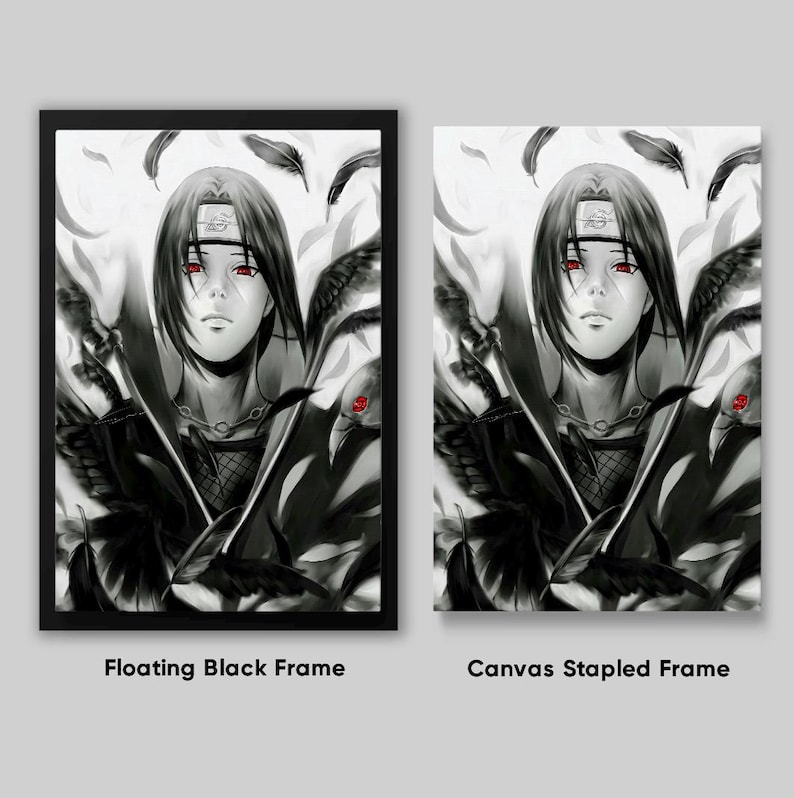 999 Itachi Uchiha Poster Naruto Anime Animation Canvas Wall Art Man ...