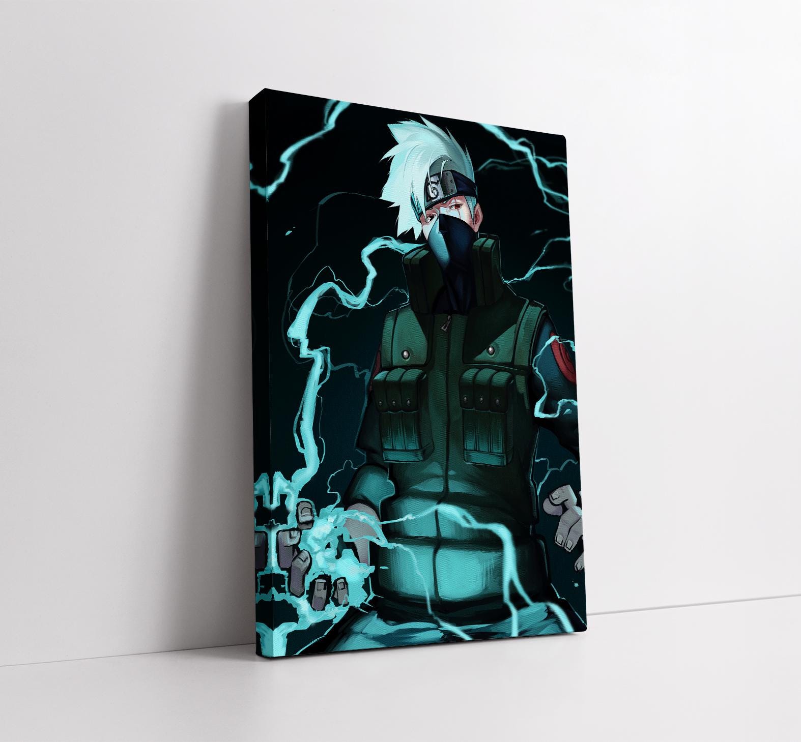 999 Kakashi Hatake Poster Naruto Anime Canvas Poster Animation Canvas ...