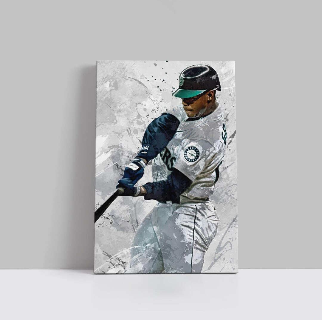 Ken Griffey Jr Poster Seattle Mariners Wall Art Sports Gift for Him ...