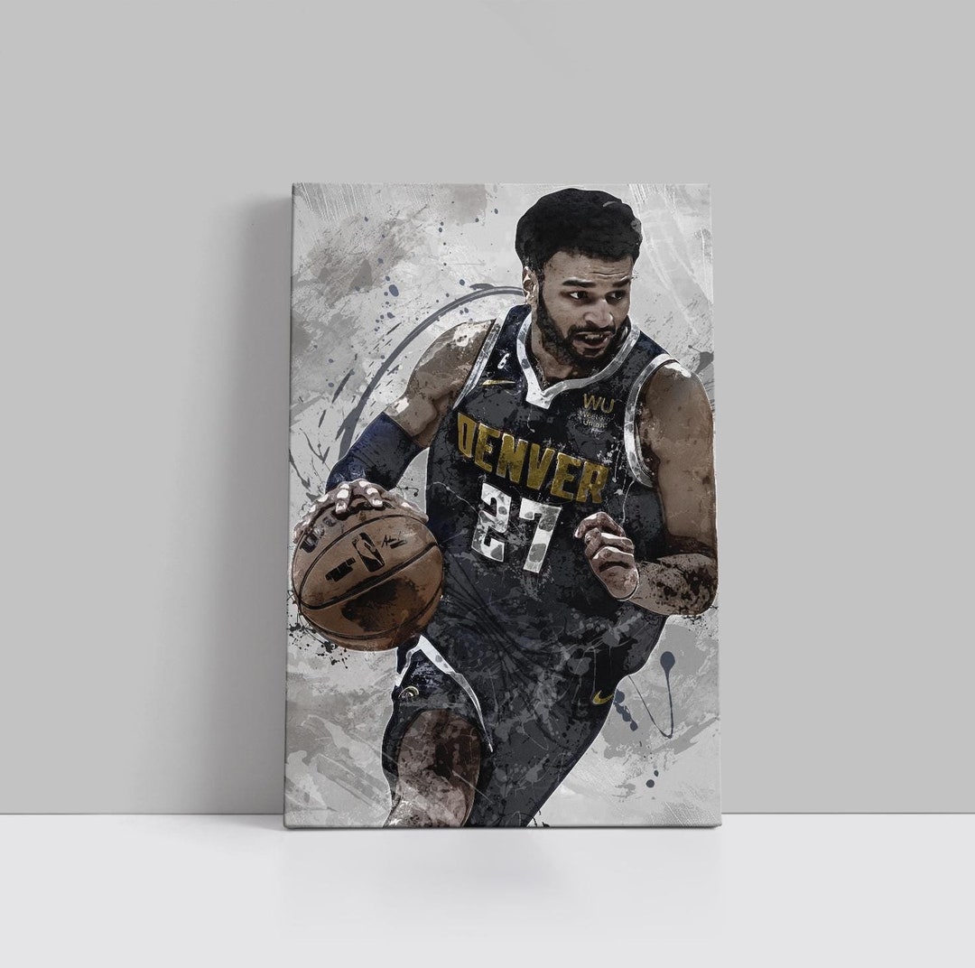 999 Jamal Murray Poster Denver Nuggets Wall Art Basketball Home Decor ...