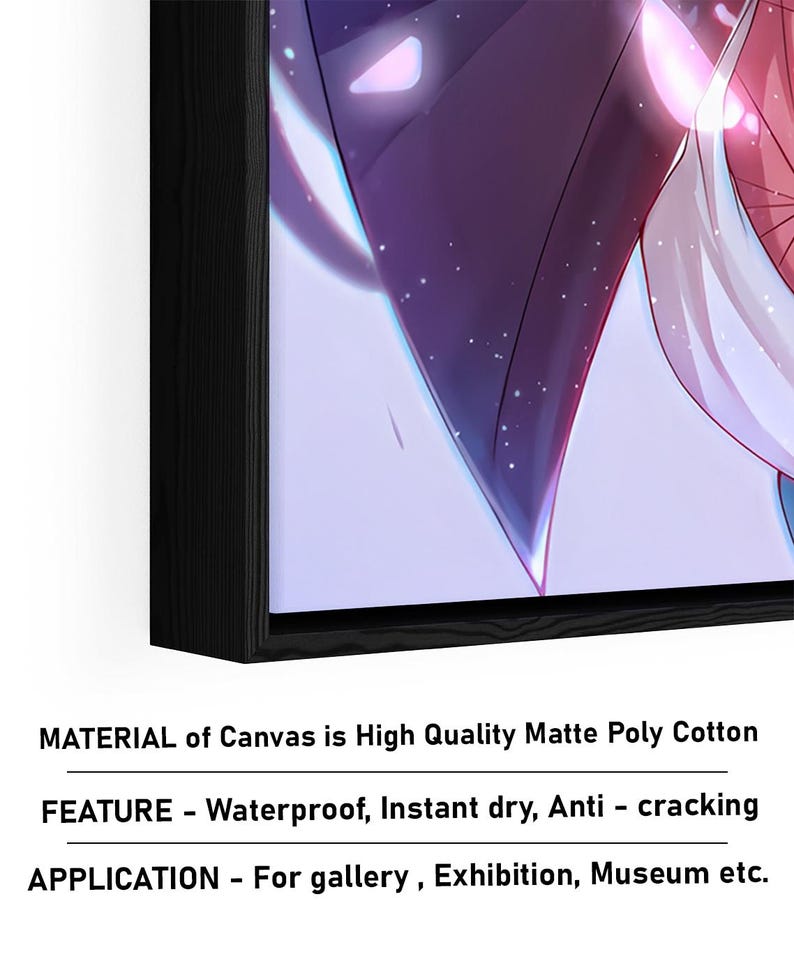 Nezuko Kamado Poster Manga Series Wall Art Anime Lover Canvas Gift ...