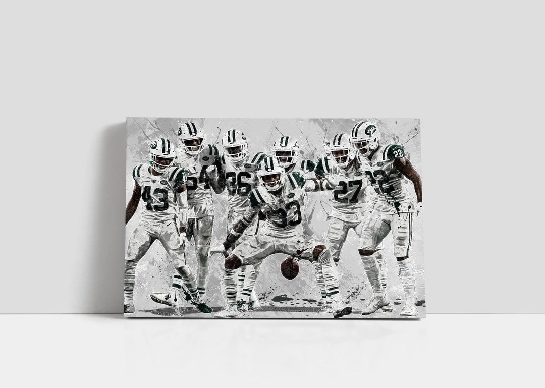 New York Jets Poster NY Jets Wall Art Football Gift for Him Home Decor ...