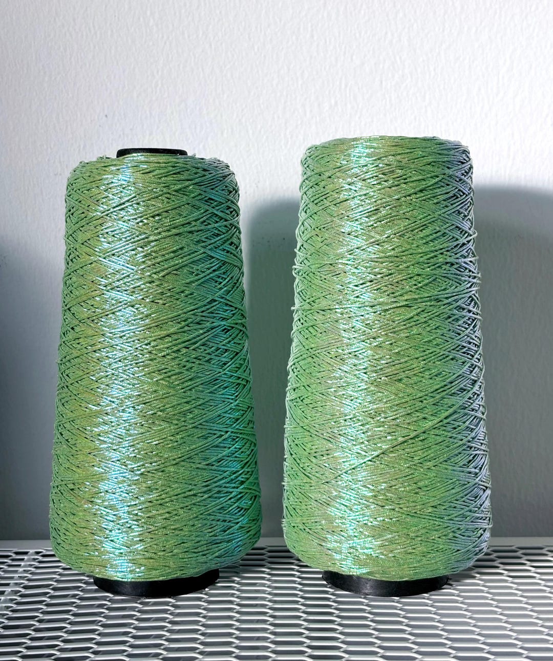 1.0mm Metallic Apple Green Braided Cord Metallic Yarns Crochet ...