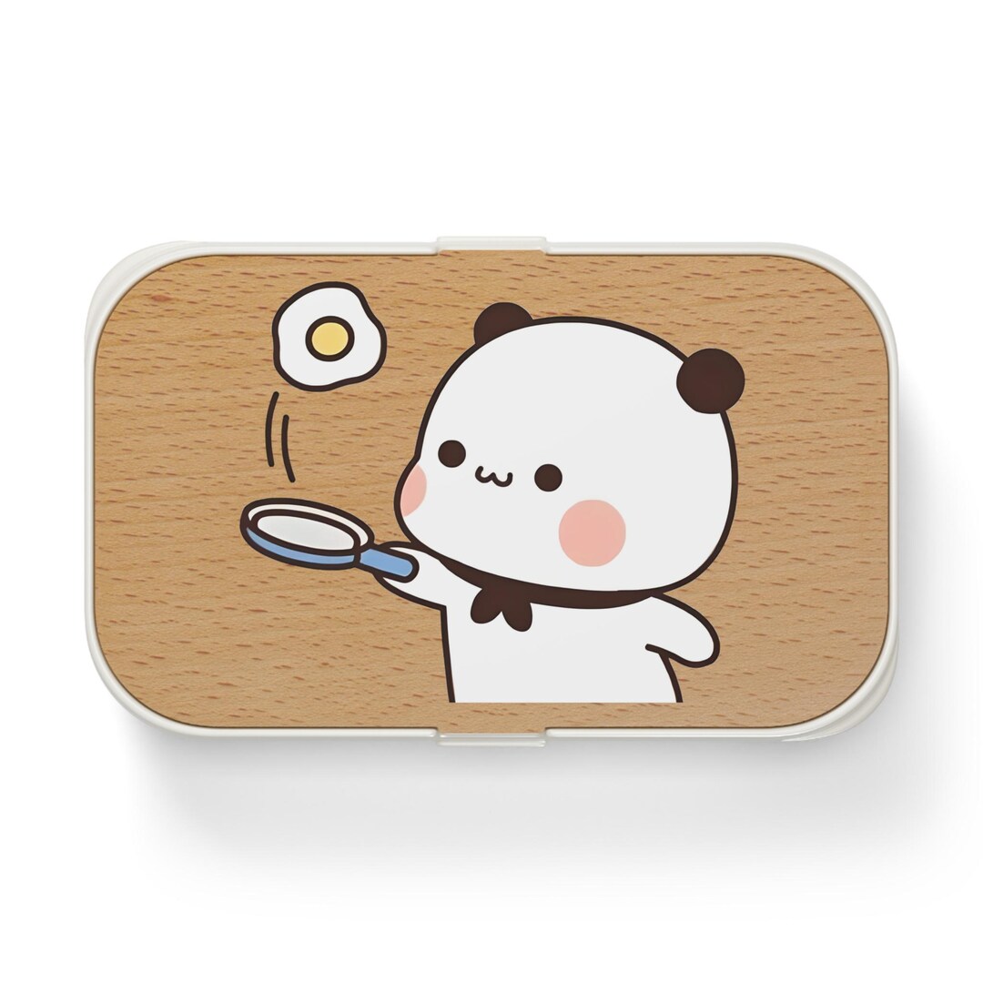 Bubu and Dudu Bento Lunch Box Wooden Cute Personalized Chef Bubu Gift ...