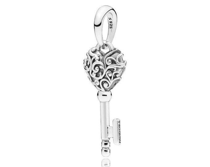 Pandora Regal Key Pendant Charm ALE R 925 - Etsy