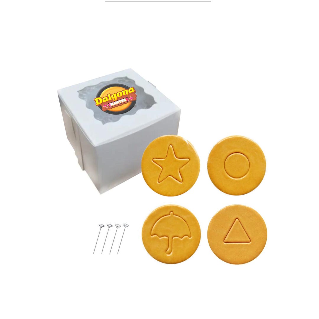 Dalgona Candy Challenge Game: Korean Sugar Cookies Gift Box - Etsy