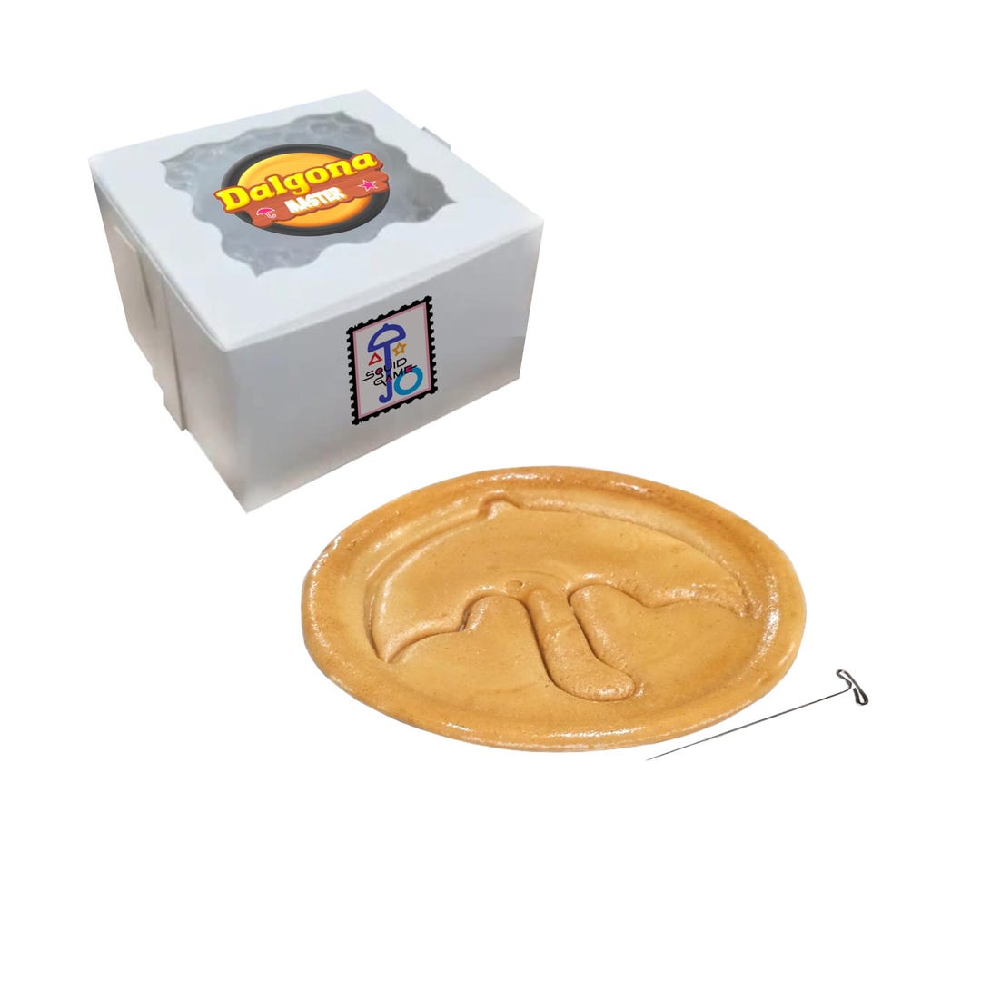 Dalgona Candy Challenge Gift Box: Korean Game, One Symbol - Etsy