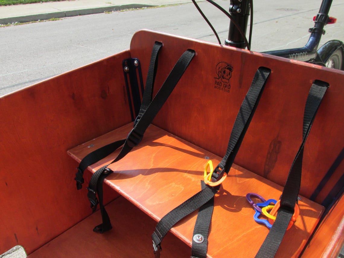 Original Bullitt Bike Box - Cargo Bike - 2 Seats With Seat Belts ...
