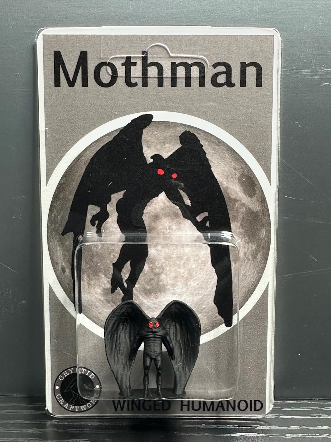 Mothman Retro Miniature Figure: Cryptid Craftwork - Etsy
