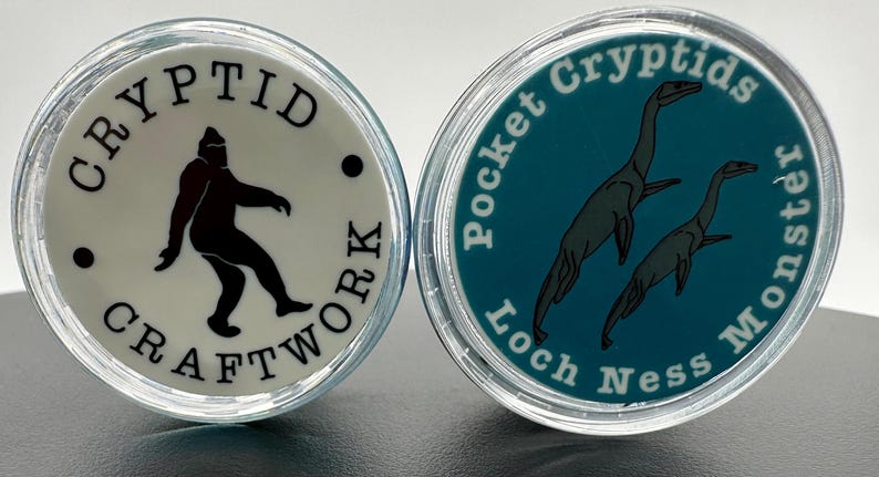 Nessie Pocket Cryptids Custom Handmade Diorama Cryptid Craftwork; Loch ...