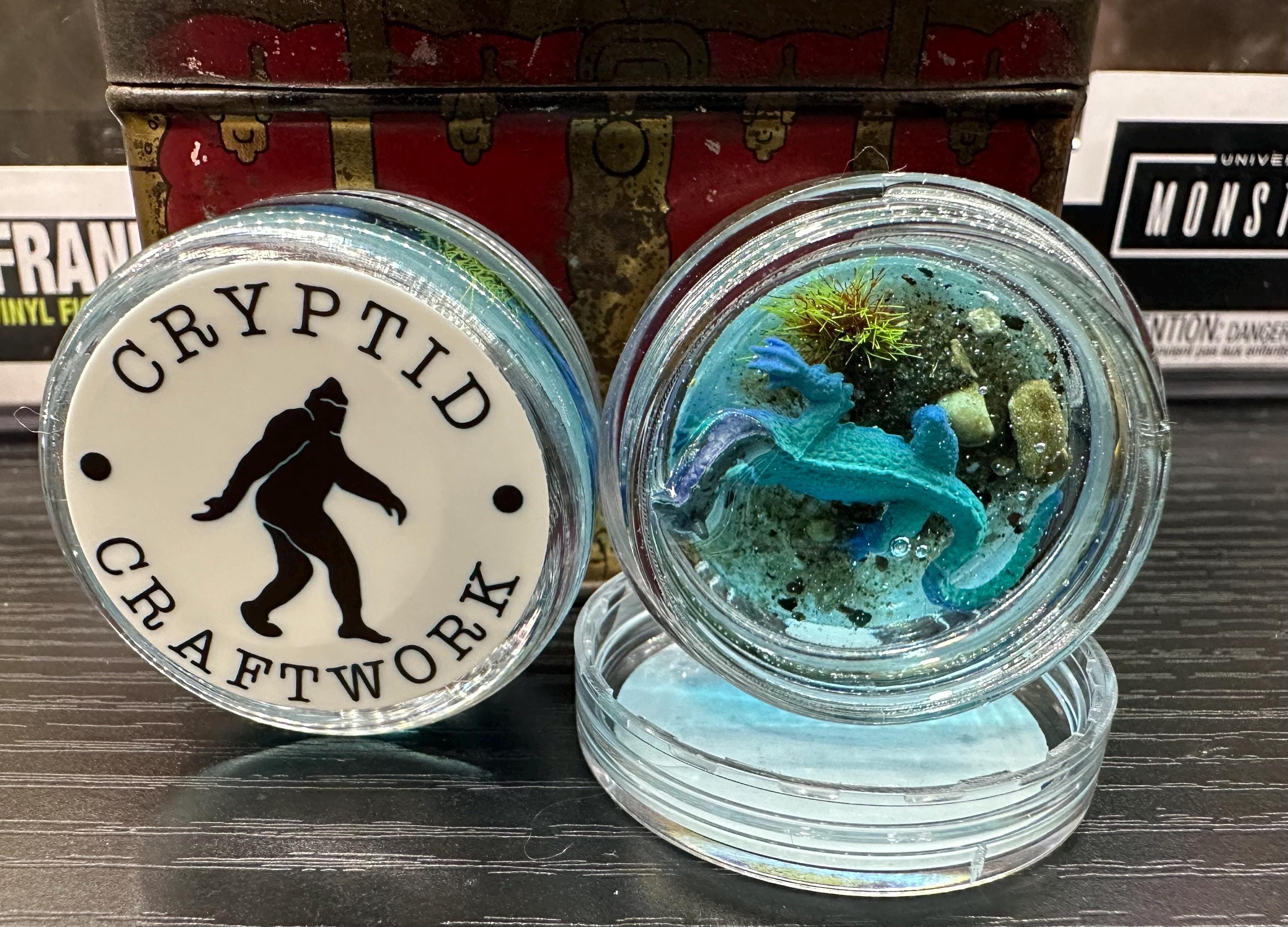 Nessie Pocket Cryptids Handmade Diorama Cryptid Craftwork; Loch Ness ...