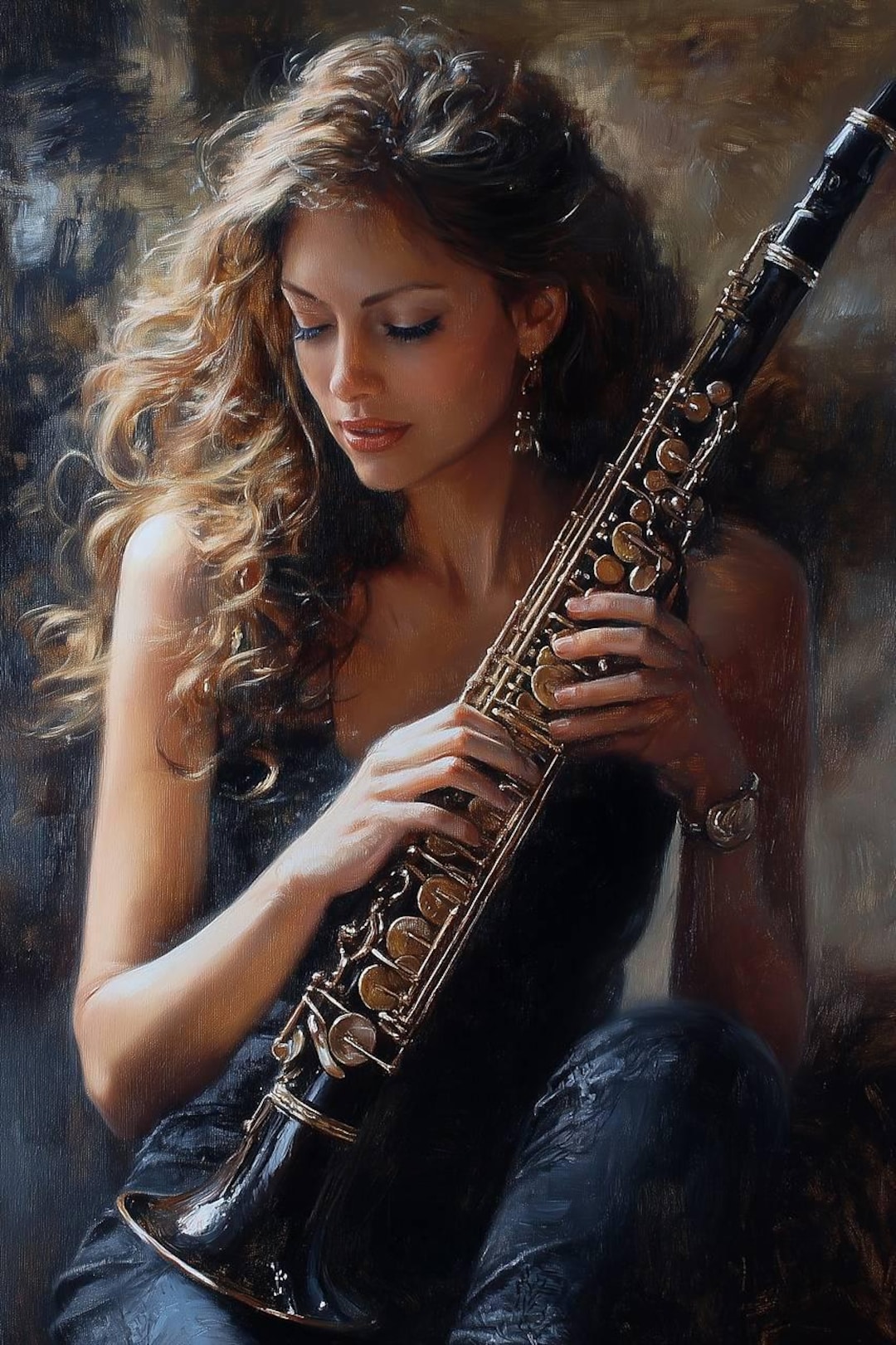 Oboe Printable Art, Digital Art, Wall Art, Music Home Decor, Digital ...