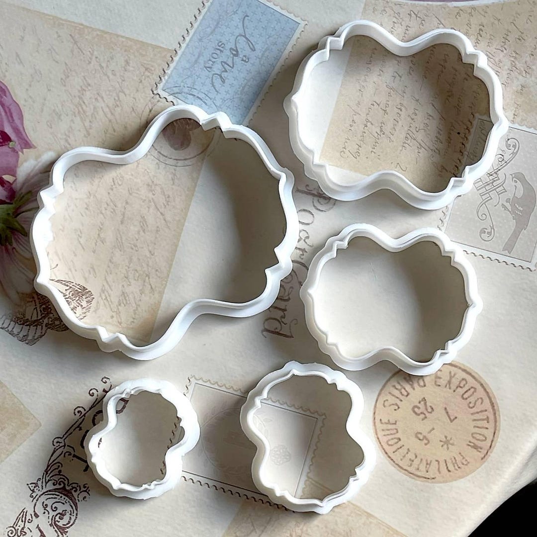 Frame Cookie Cutter, Wedding Frame Cutter, Set of 5 Cookie Cutters ...