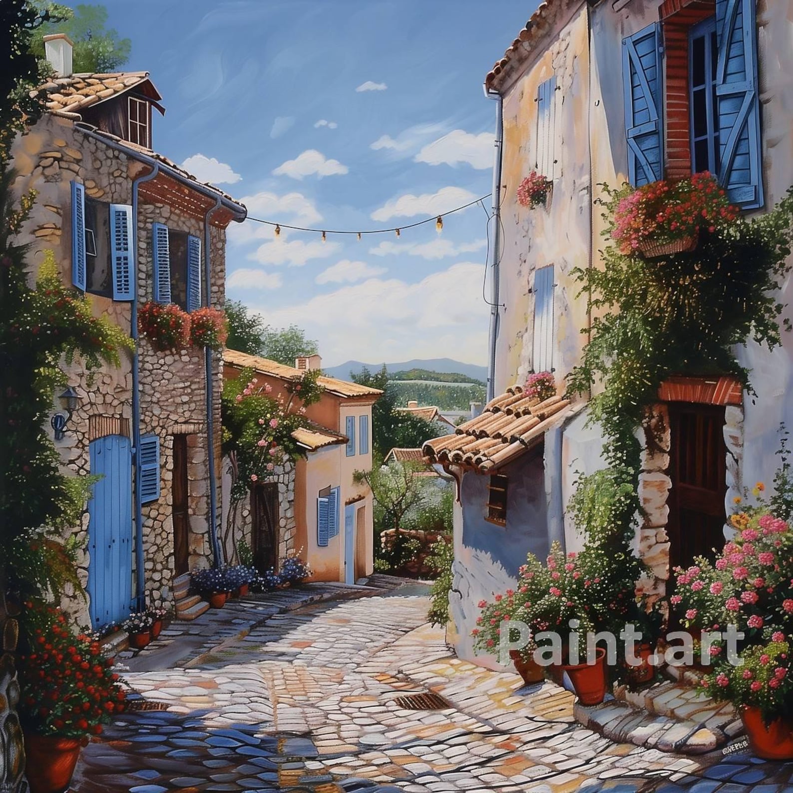 Italian Alley Printable Art, Digital Art, Wall Art, Home Decor, Digital ...