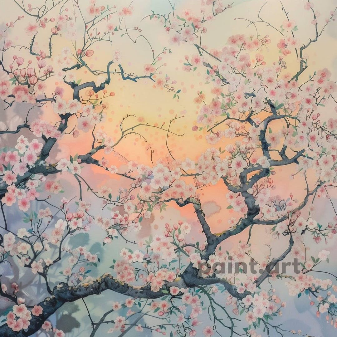 Japan - Sakura Printable Art, Digital Art Print, Wall Art, Home Decor ...