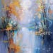 Impressionist Lake Painting – Nature Art Print (digital Download) - Etsy