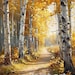 Birch Grove Printable Art, Digital Artwork, Birch Forrest Wall Art ...