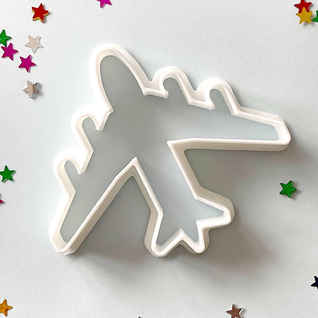 Airplane Cookie Cutter, Vehicle Cutters, Airplane Cookies, Fondant ...
