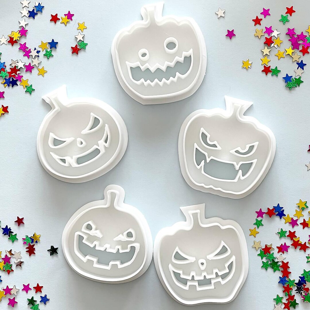 Halloween Pumpkin Cutter, Halloween Cookie Cutters, Halloween Cookies ...