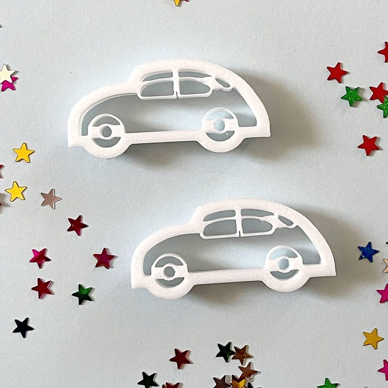 Car Cookie Cutter, Eco-friendly Cookie Cutters, Car Cookies, Fondant ...