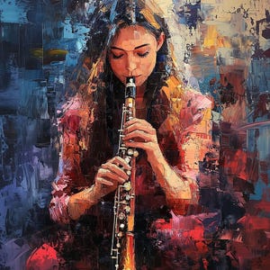 Musician - Oboe Printable Art, Digital Art, Wall Art, Music Home Decor ...