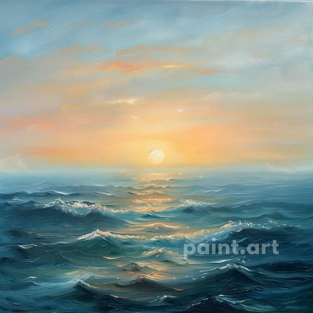 Sunrise Printable Art, Digital Art Print, Beach House Wall Art Decor ...