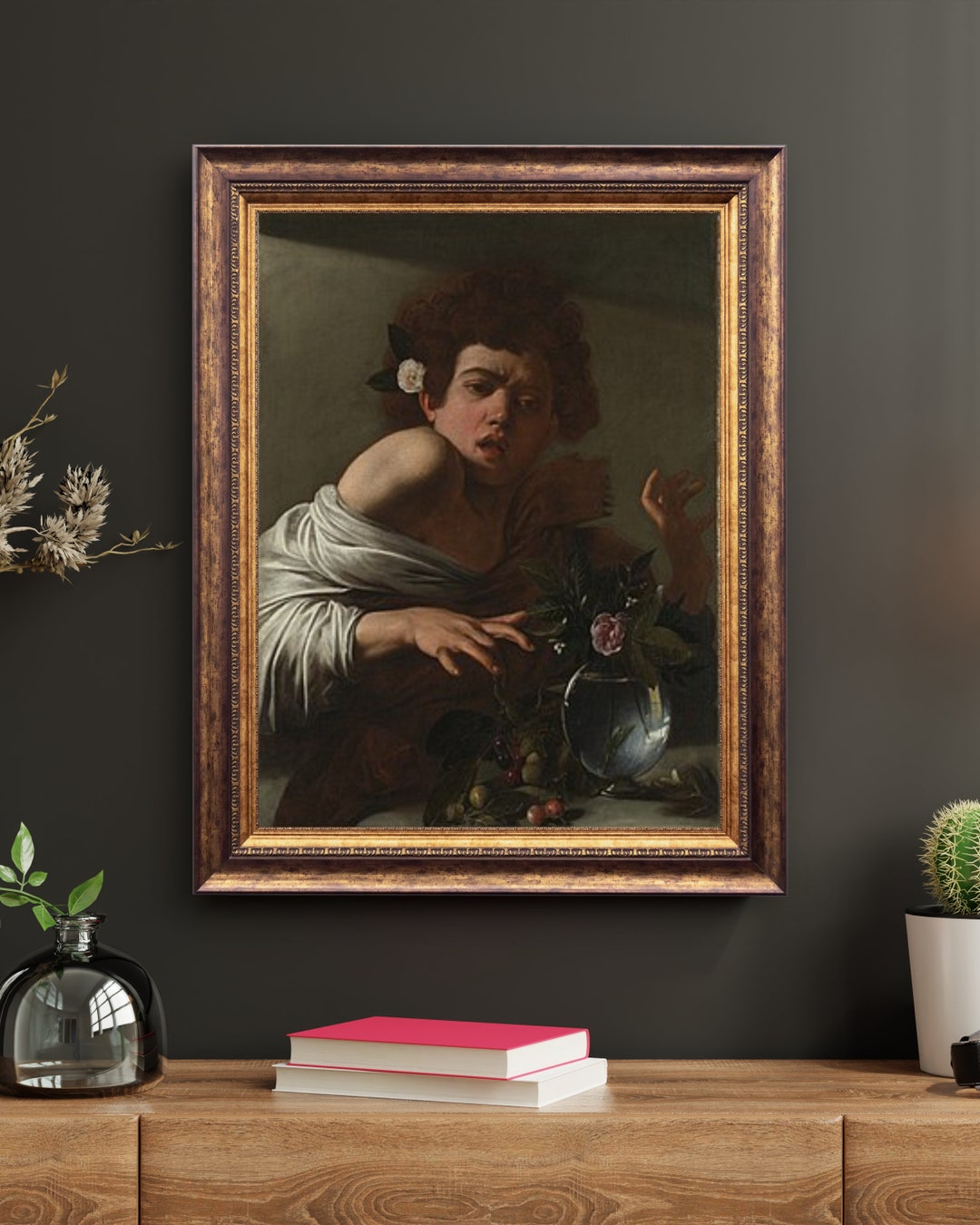 Caravaggio's Masterpiece: 'boy Bitten by a Lizard' High Quality Print ...