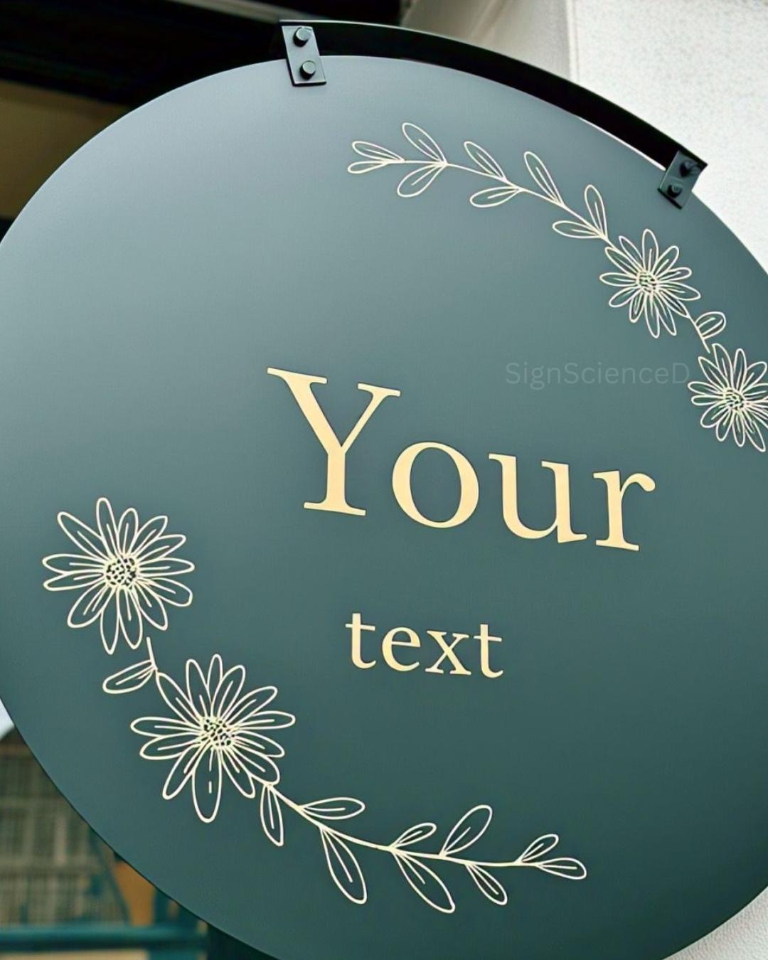 Custom Blade Sign, 2d Hanging Store Sign, Double Sided Metal Sign, Side ...