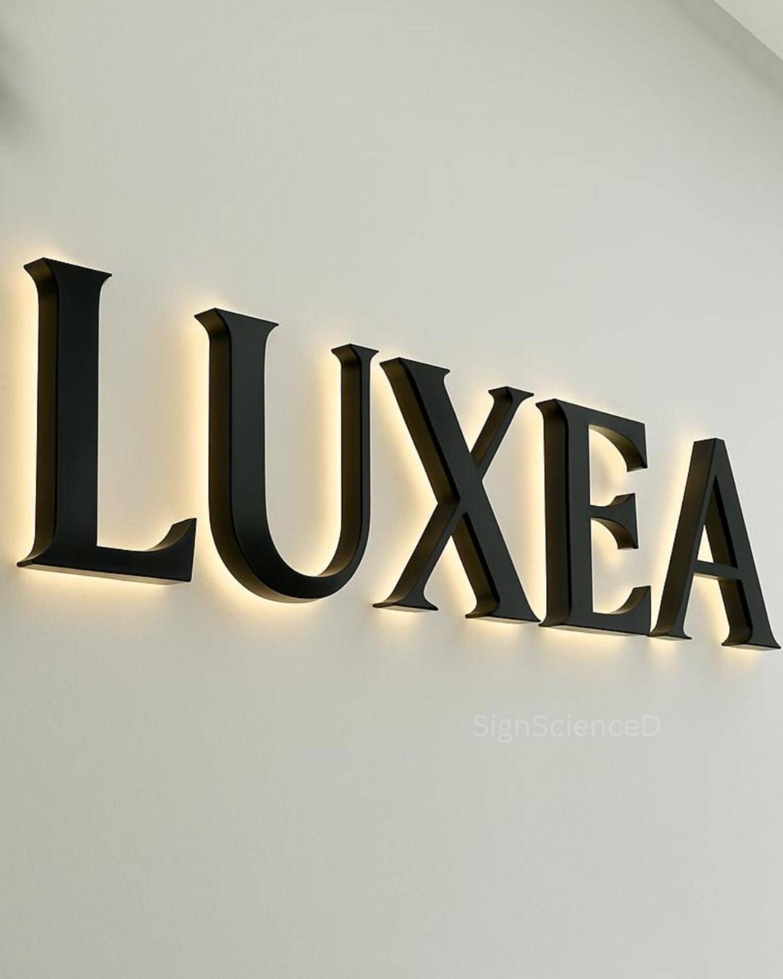 Custom LED Metal Business Sign, Light up Company Name, Shop Logo - Etsy