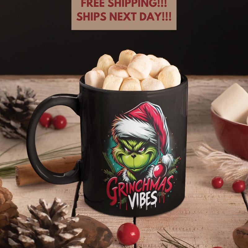 Grinch Mug - Etsy Canada
