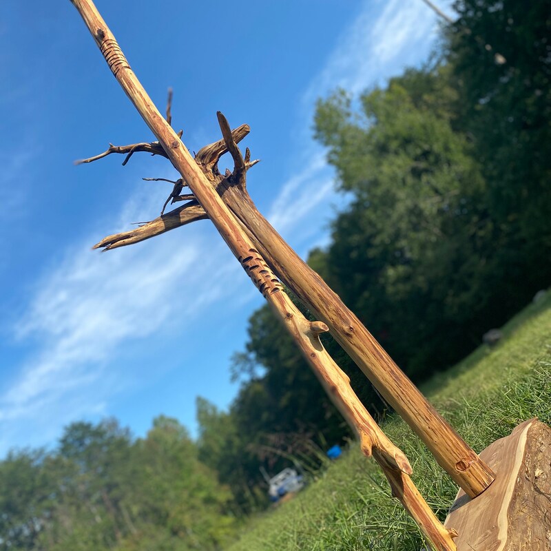 Tall Walking Staff - Etsy