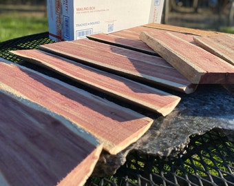 10 Reclaimed Cedar Wood Planks 22 Long Rustic Projects, Wall Accents - Etsy