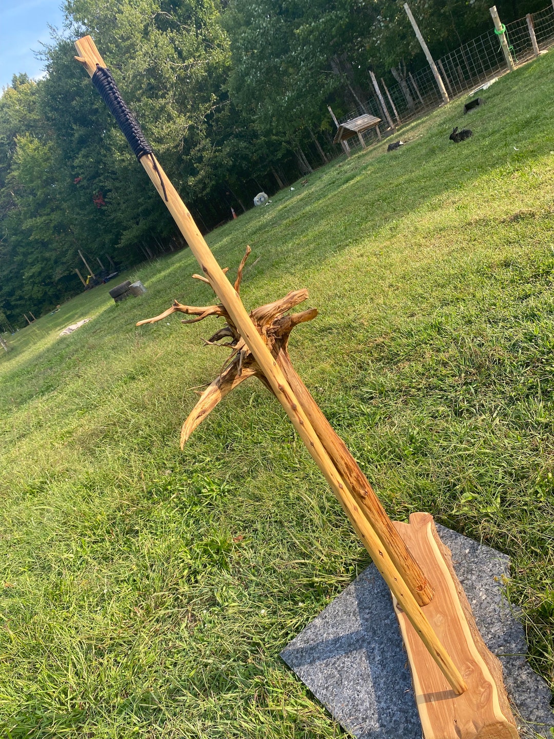Cedar Walking Stick - Etsy