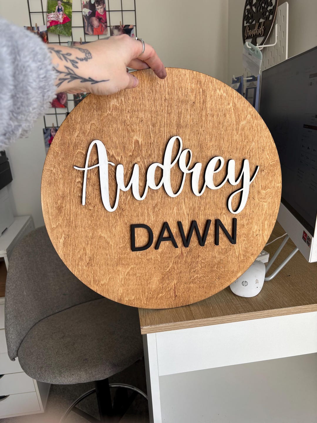 Custom Wooden Name Signs - Etsy