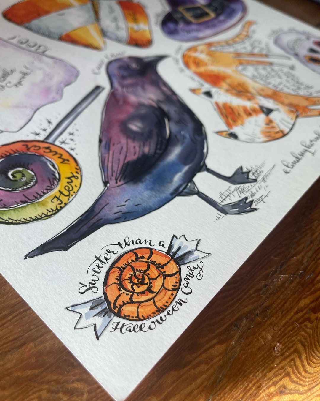 Halloween Lacing Cards PDF Printable Watercolor - Etsy