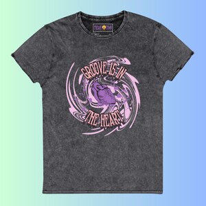 Vintage Denim Tee Gothic Heart Groove Streetwear Chic - Etsy