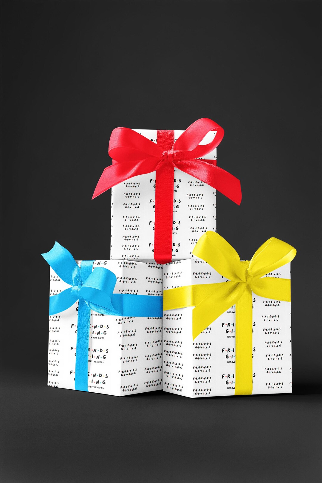 Friends Themed FRIENDSGIVING Wrapping Papers - Etsy