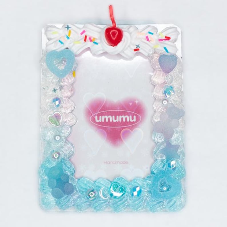 Decorated Toploader Cream Soda| Kpop Toploaders Deco Photocard Holders ...