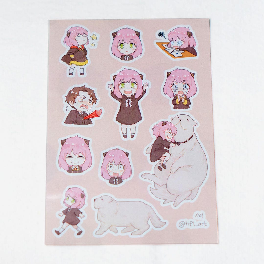 Spy Family Anya Forger Sticker - Etsy