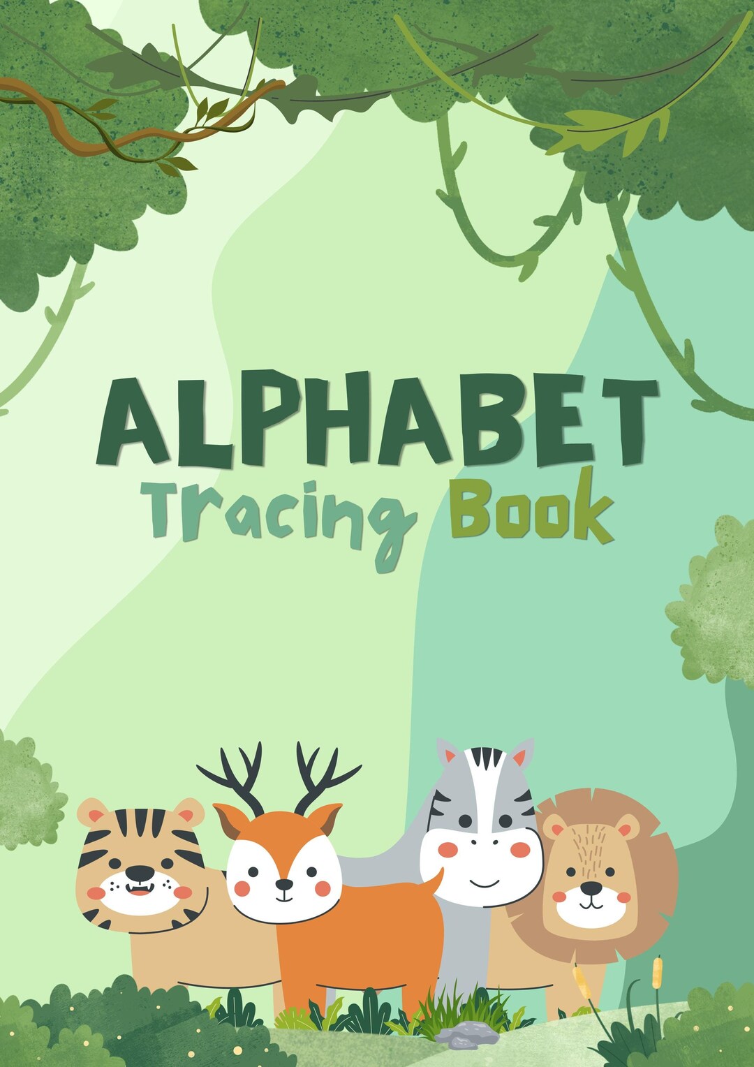 Animal-themed Alphabet Tracing Book for Toddlers and Preschool ...