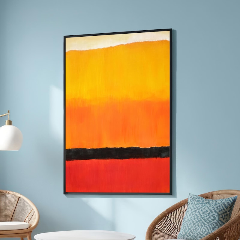 Red Abstract Art - Etsy