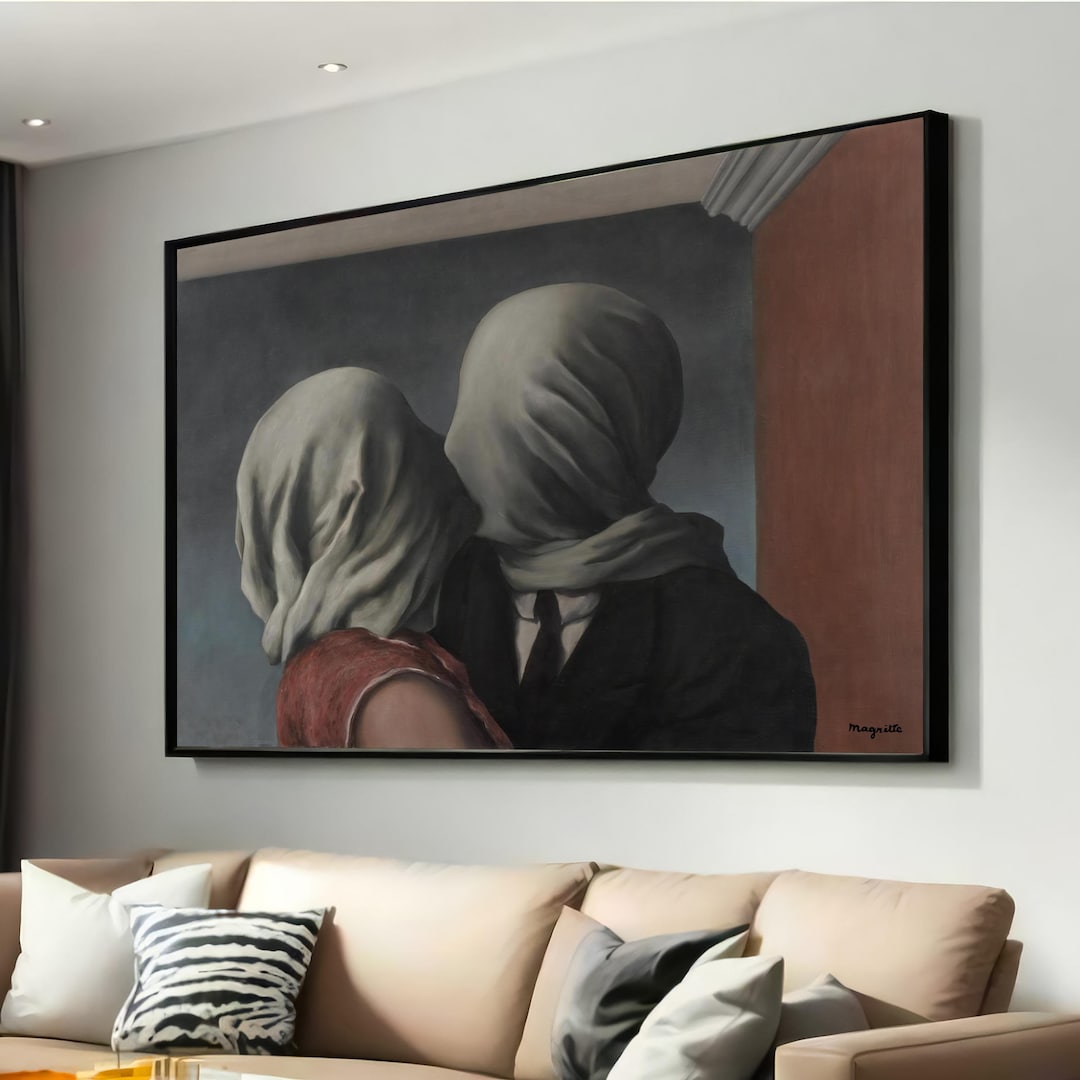 René Magritte the Lovers - Surrealist Art of Shrouded Embrace ...