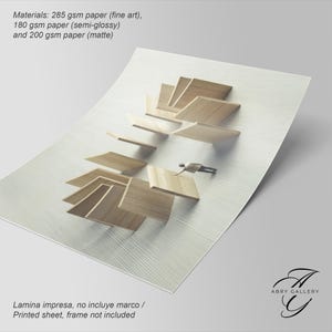 Domino Effect Concept Art Print, Thought-provoking Minimalist Design ...
