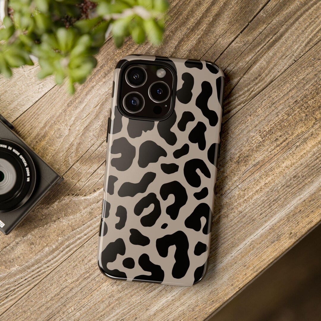 Leopard Print Tough Case, Animal Print Phone Cover, Stylish Protective ...