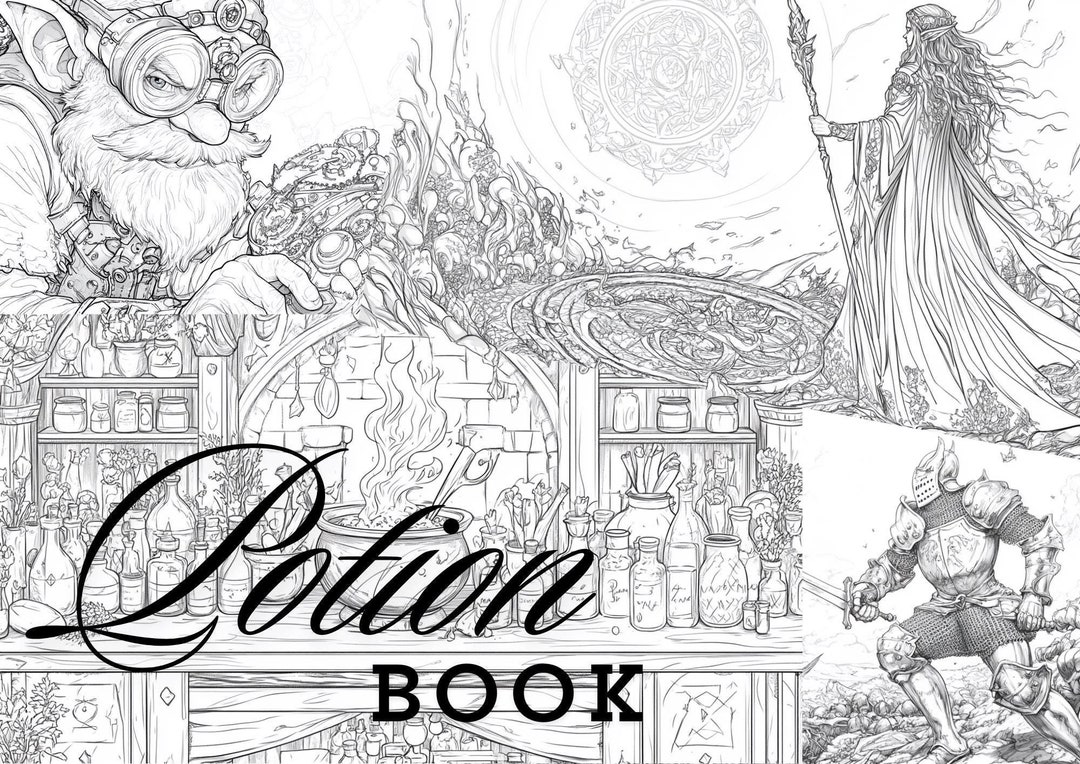 Enchanting Coloring Pages of Dnd & Pathfinder Realms! - Etsy