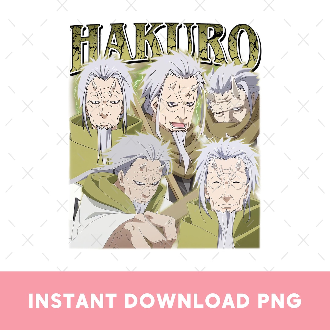 Hakuro Slime Anime PNG Clipart: Fan Art Printable (digital Download) - Etsy